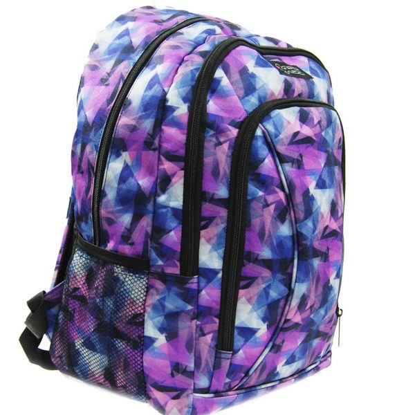 Zero - BACKPACK TEEN K QF 2 ZIP BODY, 3/4 FRONT POCKT ZIP & SIDE MESH ...
