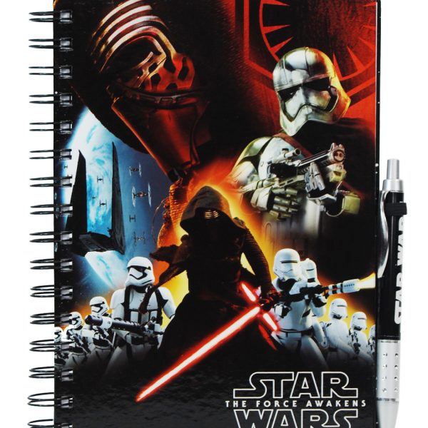STAR WARS A5 HARDCOVER NOTEBOOK 80SH D.9927+pen