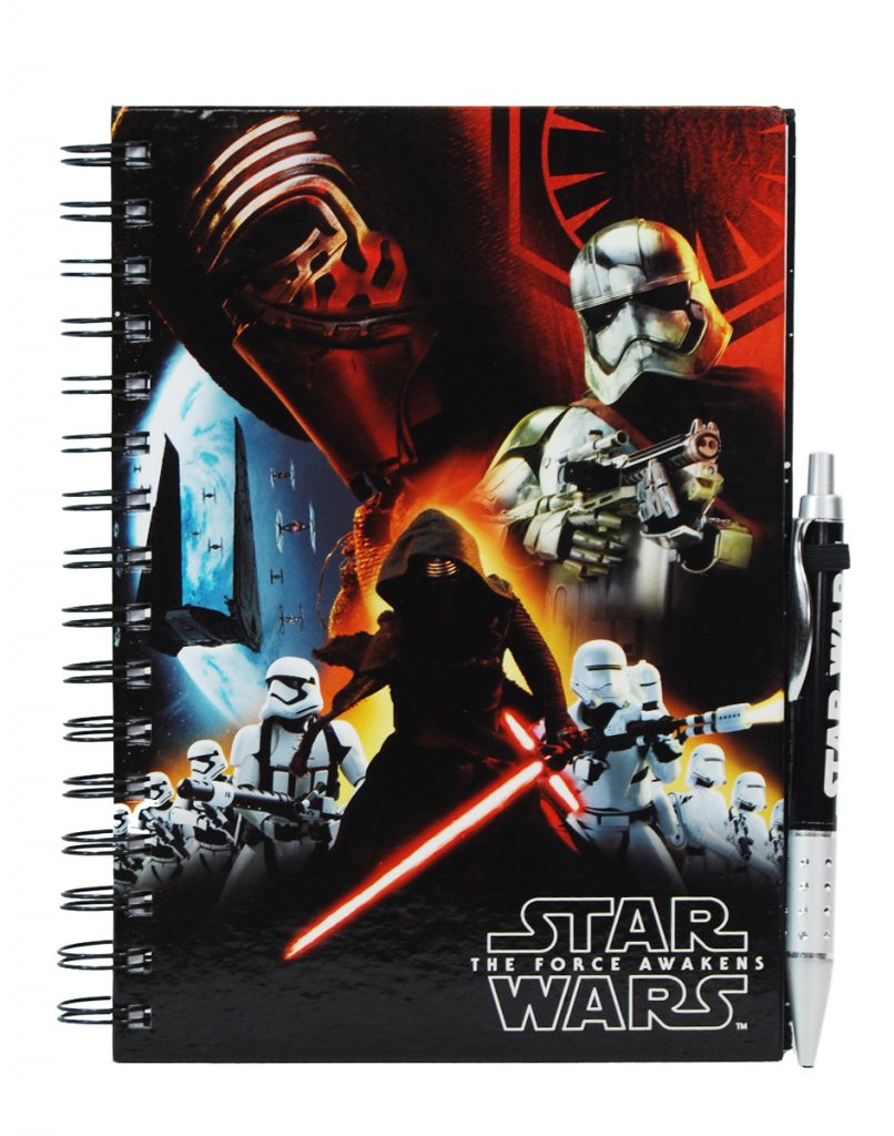 STAR WARS A5 HARDCOVER NOTEBOOK 80SH D.9927+pen